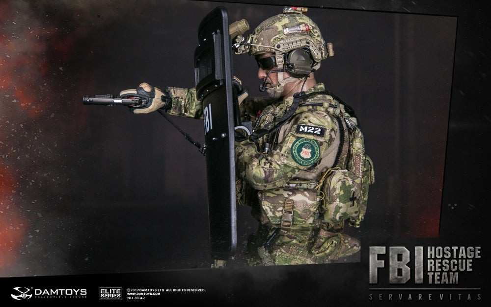 DamToys (DAM-78042) FBI HRT Agent Hostage Rescue Team 1/6 Scale Figure