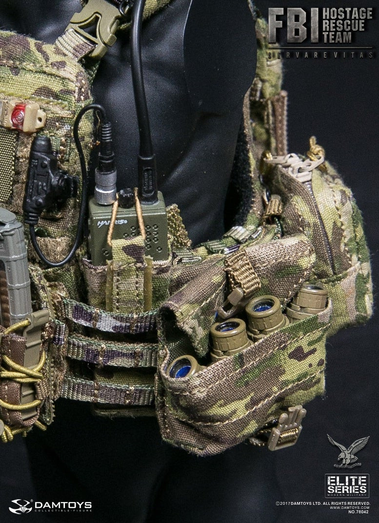 DamToys (DAM-78042) FBI HRT Agent Hostage Rescue Team 1/6 Scale Figure