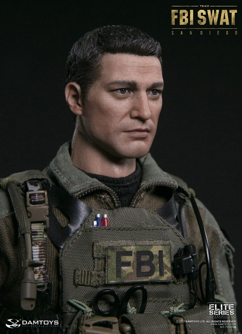 DAMTOYS (DAM-78044A) 1/6 Scale FBI SWAT Team Agent San Diego ...