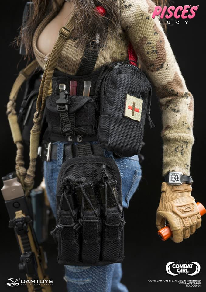 DAMTOYS (DGC004) Combat Girl Series Pisces - Lucy 1/6th Scale ...