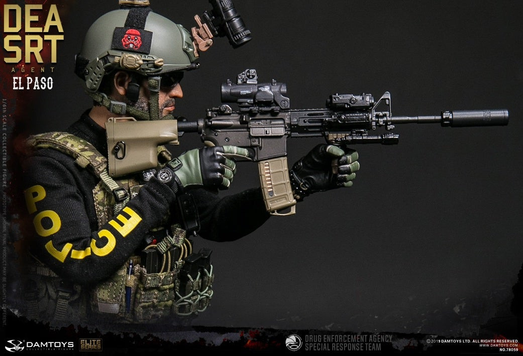 DAMTOYS (DAM-78063) DEA SRT Special Response Team Agent El Paso 1/6th ...