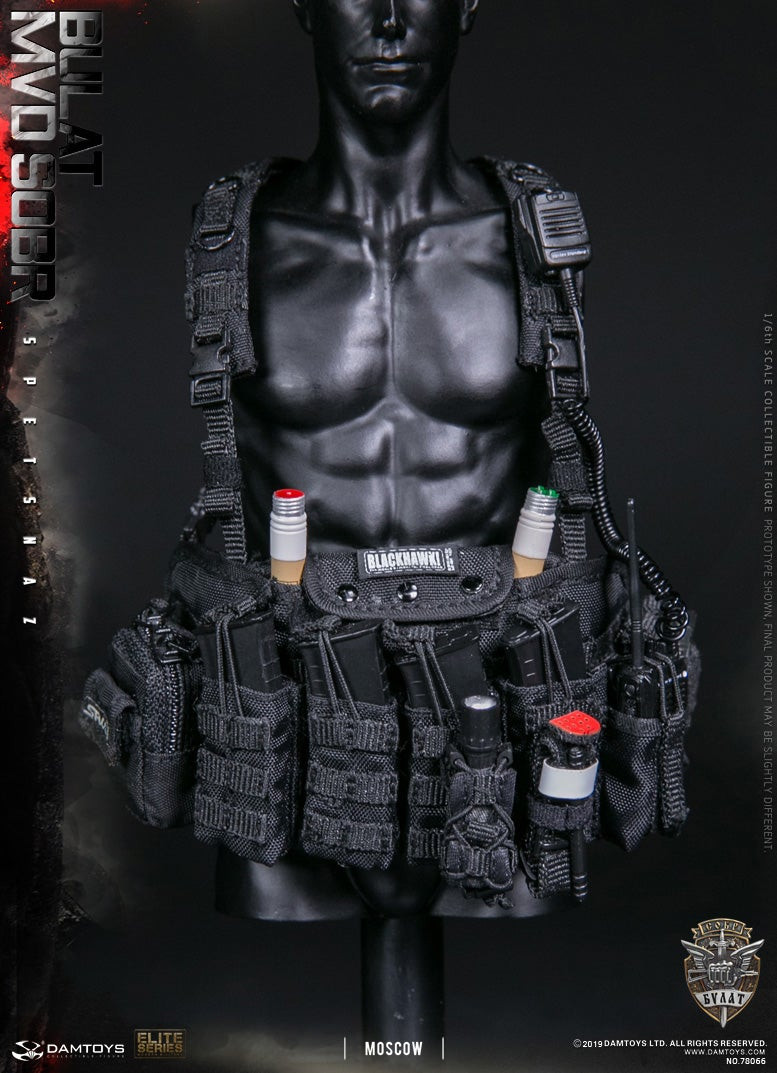 DamToys [DAM-78066] Russian Spetsnaz MVD SOBR Bulat Moscow 1/6th Scale ...