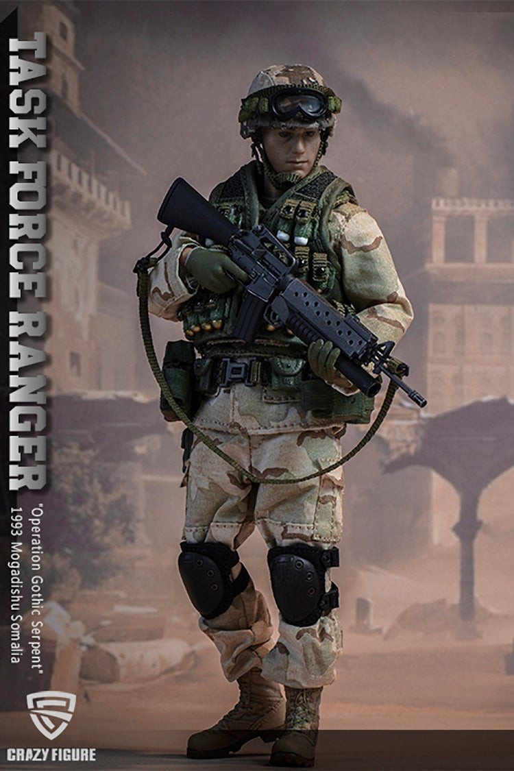 Crazy Figure [CF-LW003] 1/12 Scale US Military 75th Rangers Regiment Figure