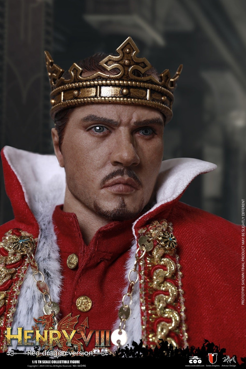 COO Model [CM-SE046] 1/6 Scale Henry VIII Figure (Red Dragon Version ...