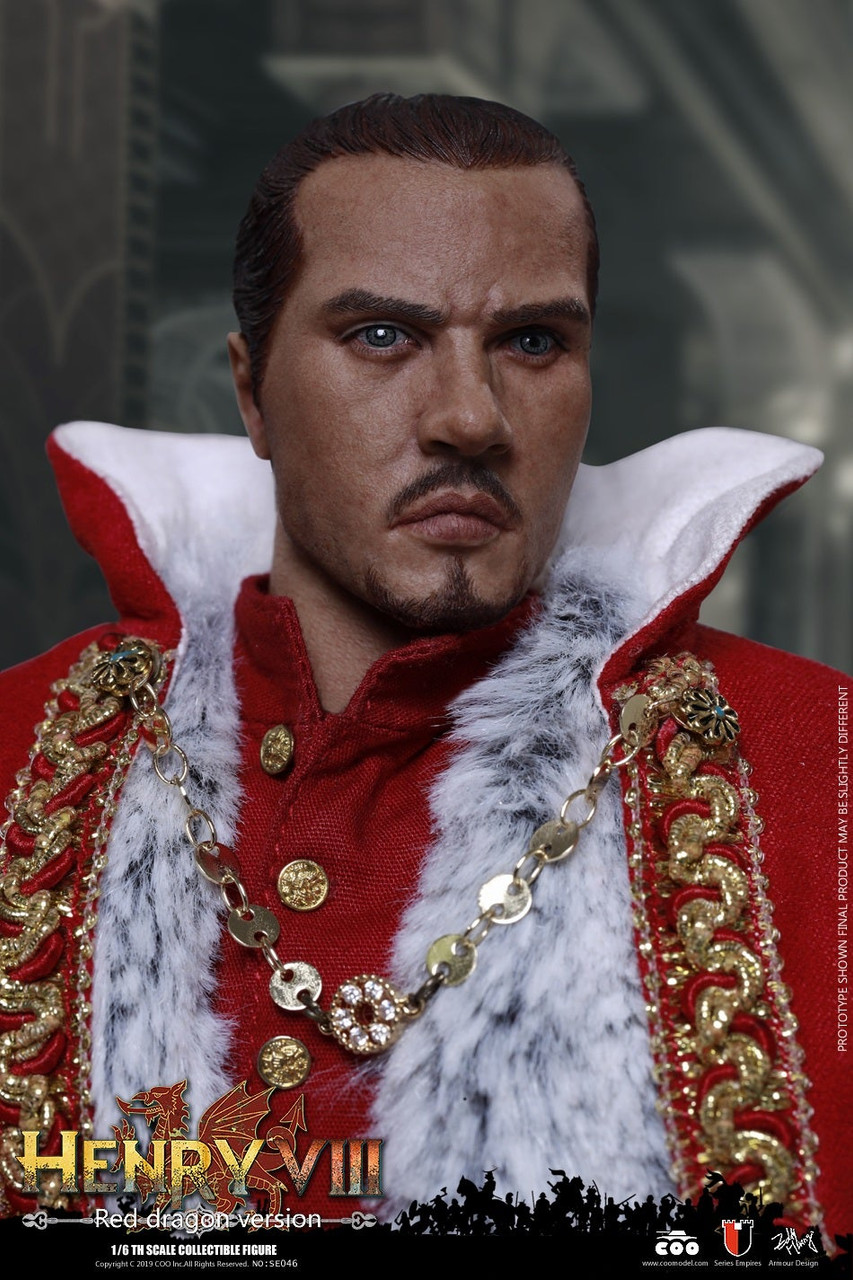 COO Model [CM-SE046] 1/6 Scale Henry VIII Figure (Red Dragon Version ...