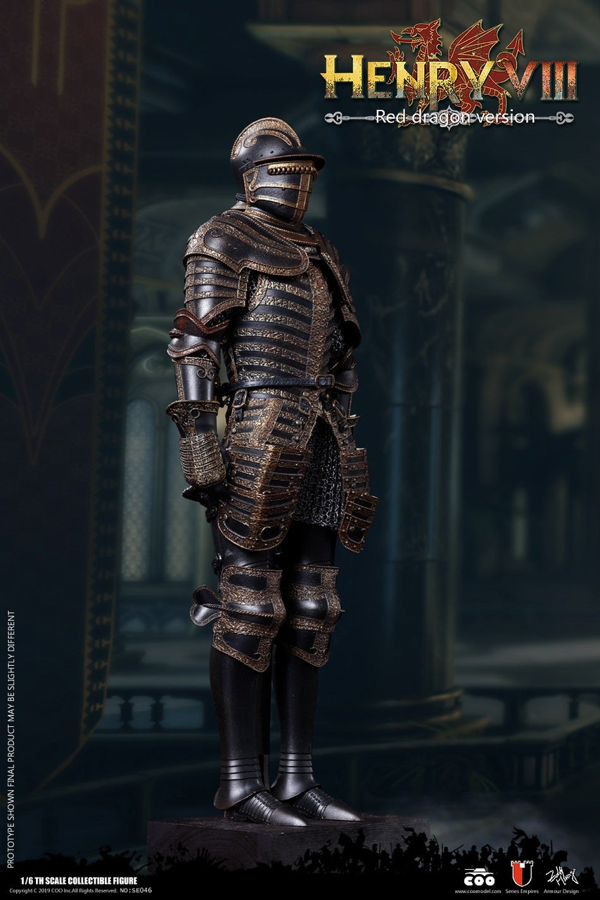 COO Model [CM-SE046] 1/6 Scale Henry VIII Figure (Red Dragon Version ...