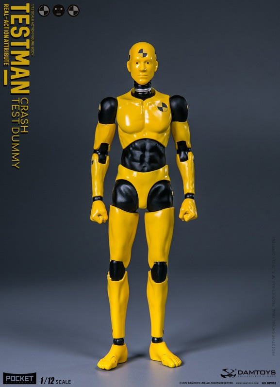 DamToys (DAM-DPS02) 1/12 Scale Testman (Crash Test Dummy) Figure