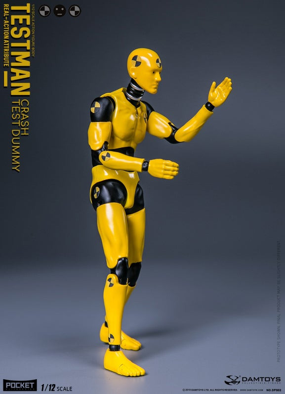 DamToys (DAM-DPS02) 1/12 Scale Testman (Crash Test Dummy) Figure