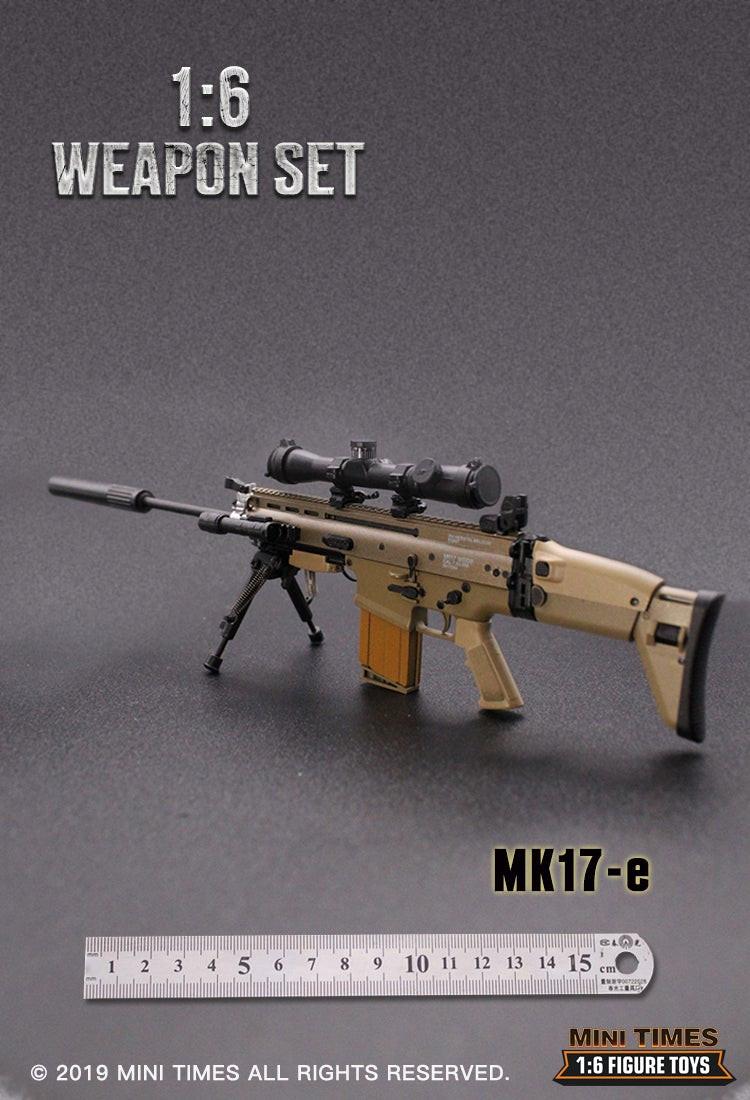 Mini Times (MT-MK17) 1/6 Scale MK17 Special Combat Assault Rifle (6 ...