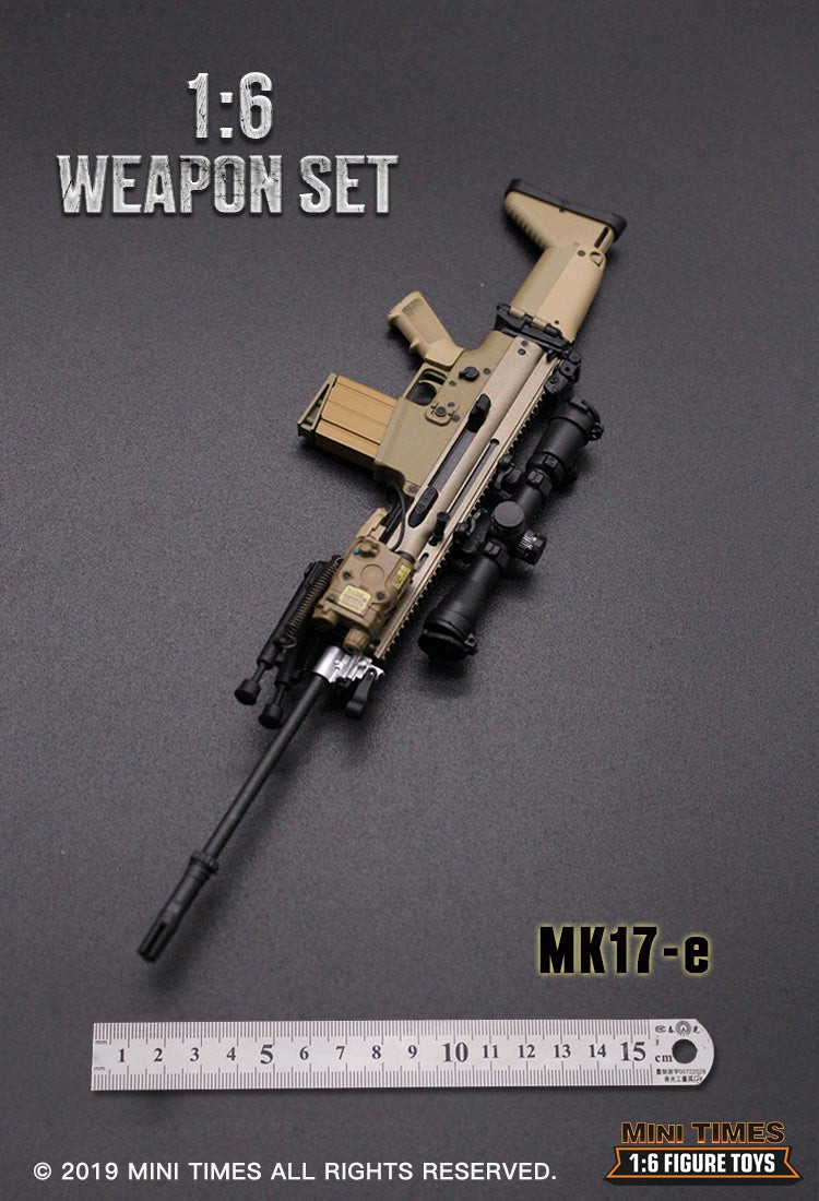 Mini Times (MT-MK17) 1/6 Scale MK17 Special Combat Assault Rifle (6 ...