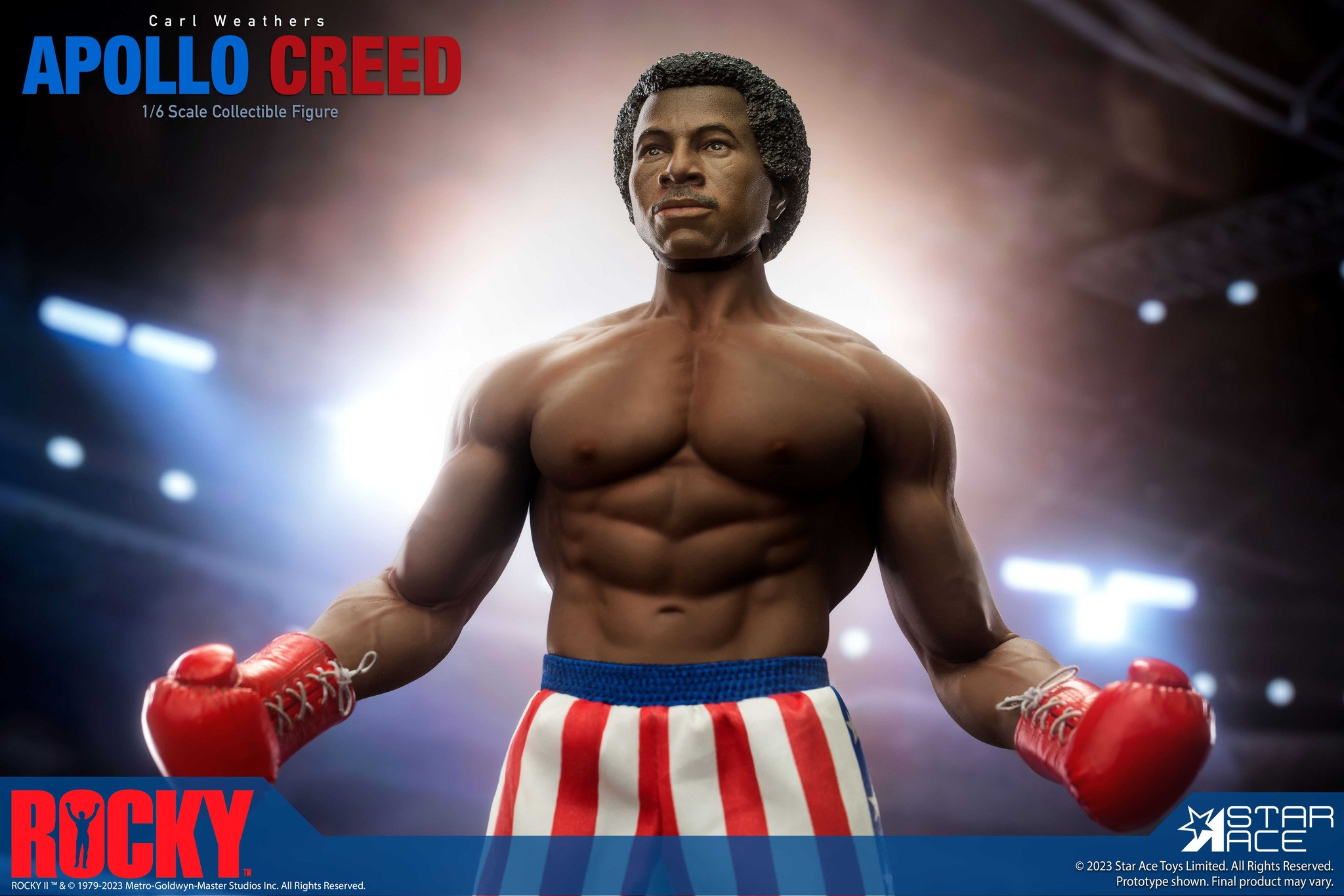 Star Ace Toys (SA-0128) 1/6 Scale Rocky - Apollo Creed Figure (Standard ...