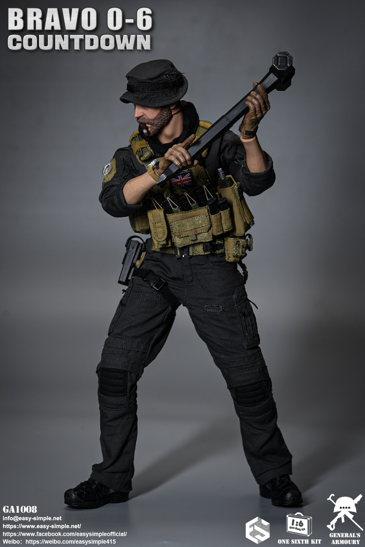 General's Armoury (GA1008) 1/6 Scale Bravo 0-6 Countdown Figure