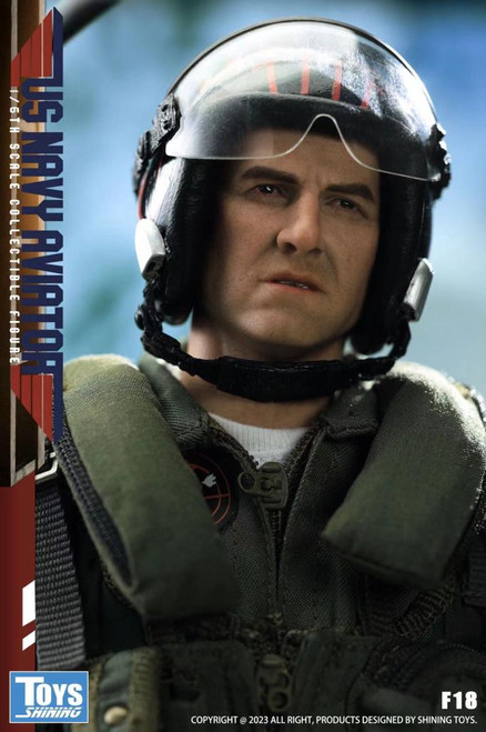 Shining Toys (F18) 1/6 Scale US Navy Aviator (Flight Suit) Figure
