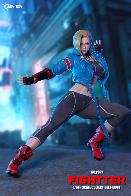 PLAY TOY (P027) 1/6 Scale Female Fighter Figure (SF6 Version)