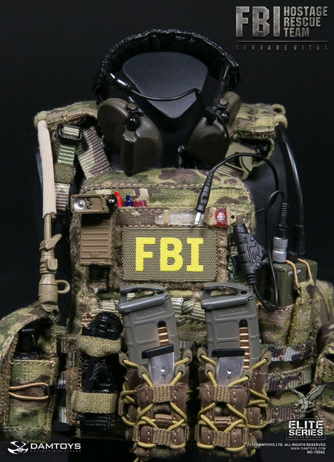 DamToys (DAM-78042) FBI HRT Agent Hostage Rescue Team 1/6 Scale Figure