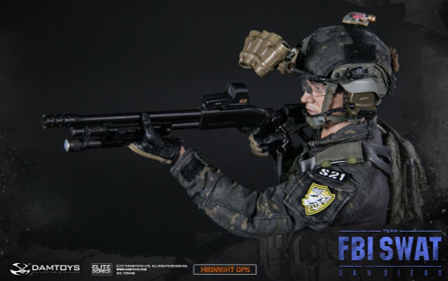 1/6 Scale FBI SWAT Team Agent San Diego Midnight Ops Figure by Dam Toys