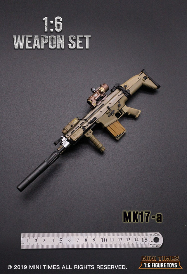 Mini Times (MT-MK17) 1/6 Scale MK17 Special Combat Assault Rifle (6 ...