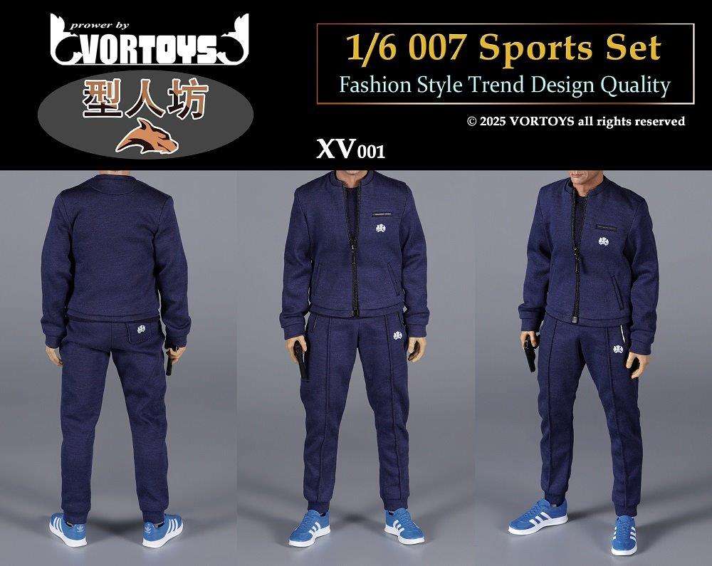 VorToys (VOR-XV001) 1/6 Scale Agent Training Sportswear Outfit Set
