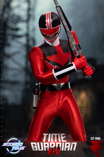 SooSoo Toys (SST099AB) 1/6 Scale Red Time Guardian & Qubit Guardian ...