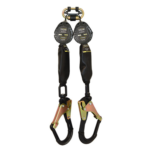 Ironwear Safety, Dual 6ft External Shock Absorbing with Snap Hook or ...