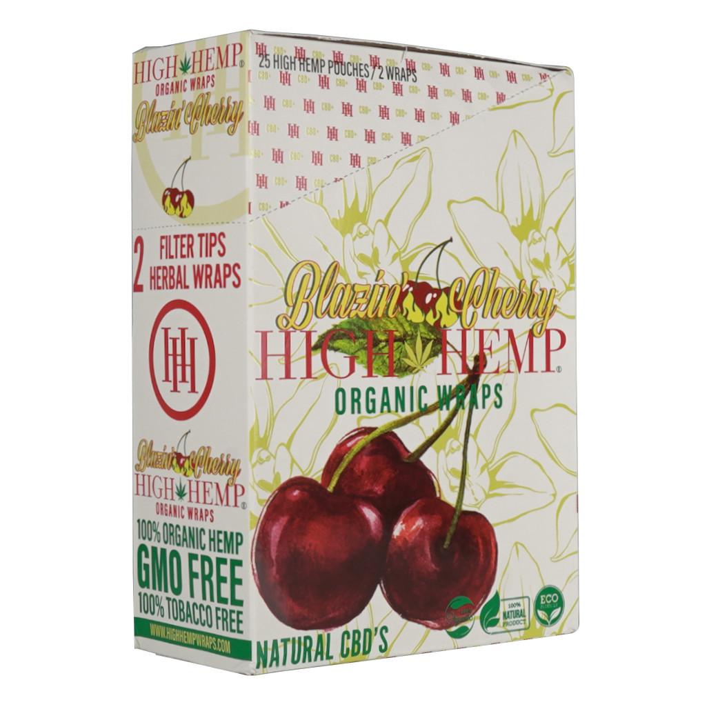 HIGH HEMP WRAPS - BLAZIN CHERRY