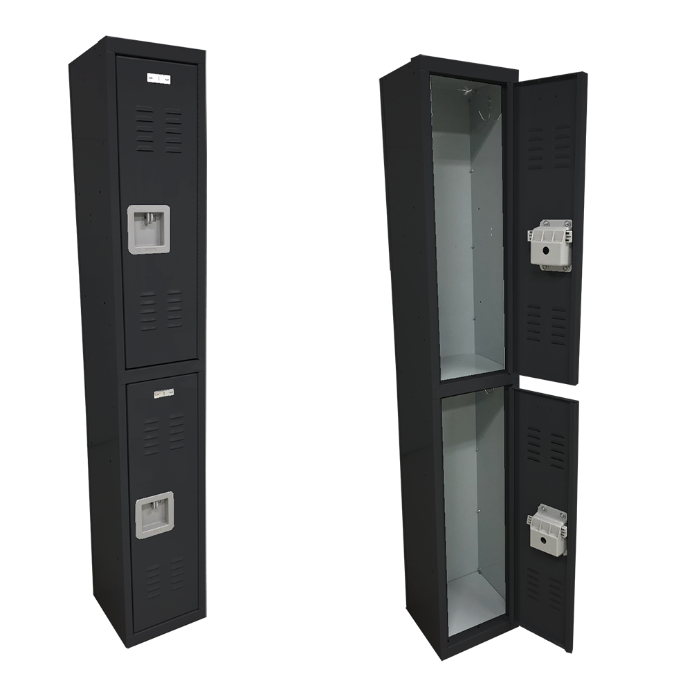 LOCKERMAN 12 wide x 12 deep x 72 high Double Tier Student Locker - The ...