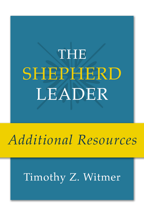 The Shepherd Leader: Additional Resources (PDF Download) - Reformed ...