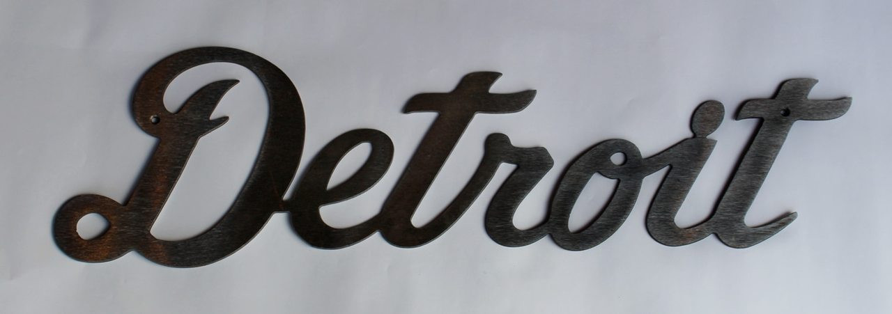 Detroit Script - IRON WOOD REFINERY