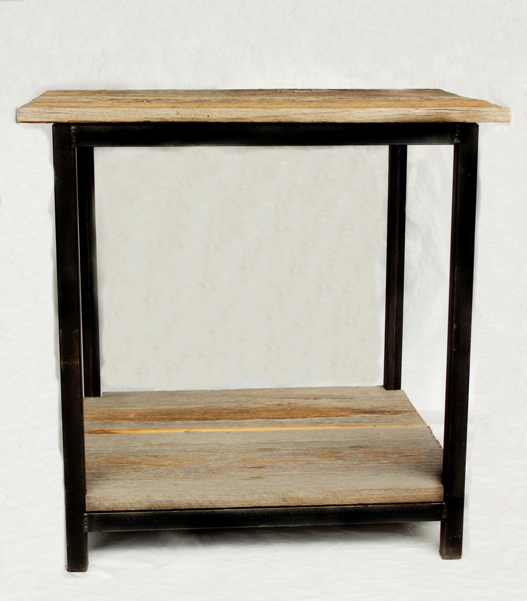 Barn Wood Side Table - Ironwood Refinery - Please stop in for questions ...