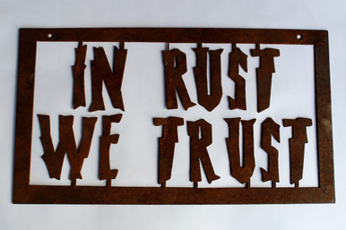 In Rust We Trust - Ironwood Refinery - Please stop in for questions or ...