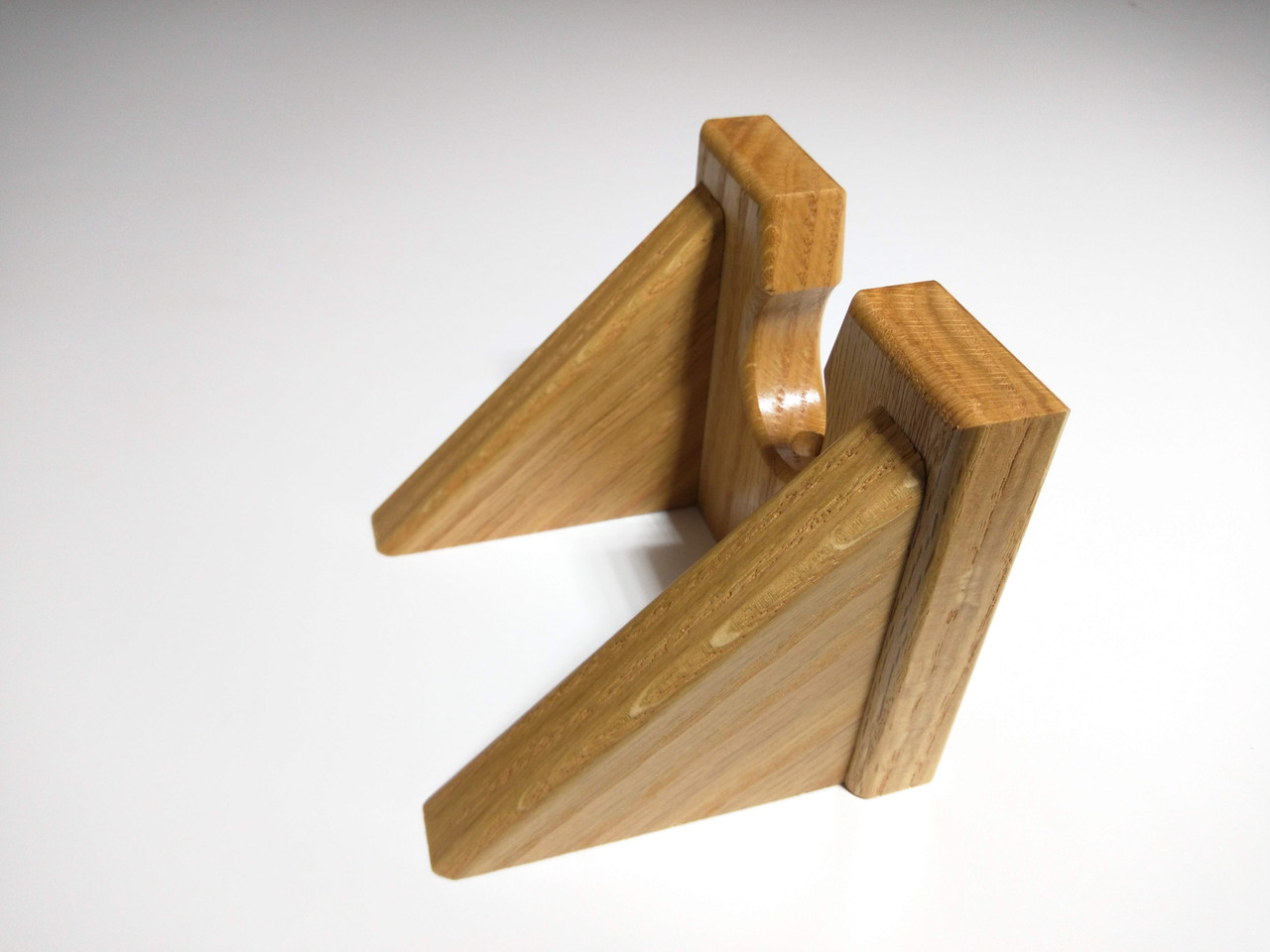 Baseball Bat Hanger | Solid Purple Heart Wood - Chris Skrobarczyk Carpentry