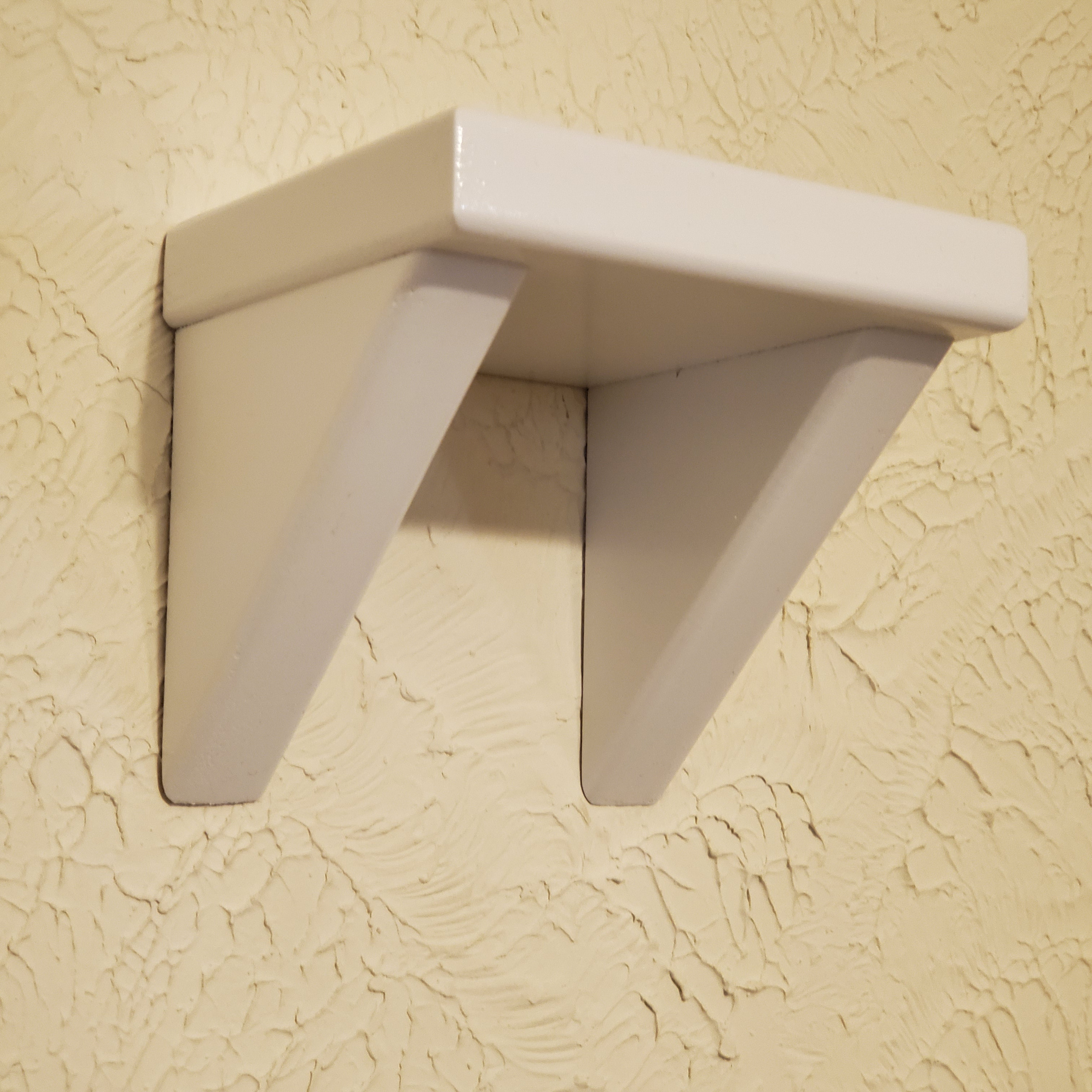 Unfinished Solid Red Oak Shelf, Wall Mount Storage or Display Shelf