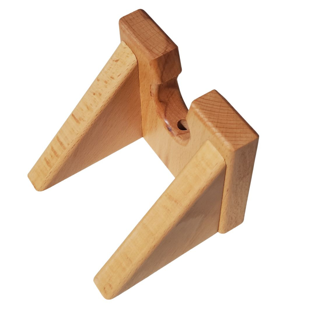 Baseball Bat Hanger | Solid Mahogany Wood - Chris Skrobarczyk Carpentry