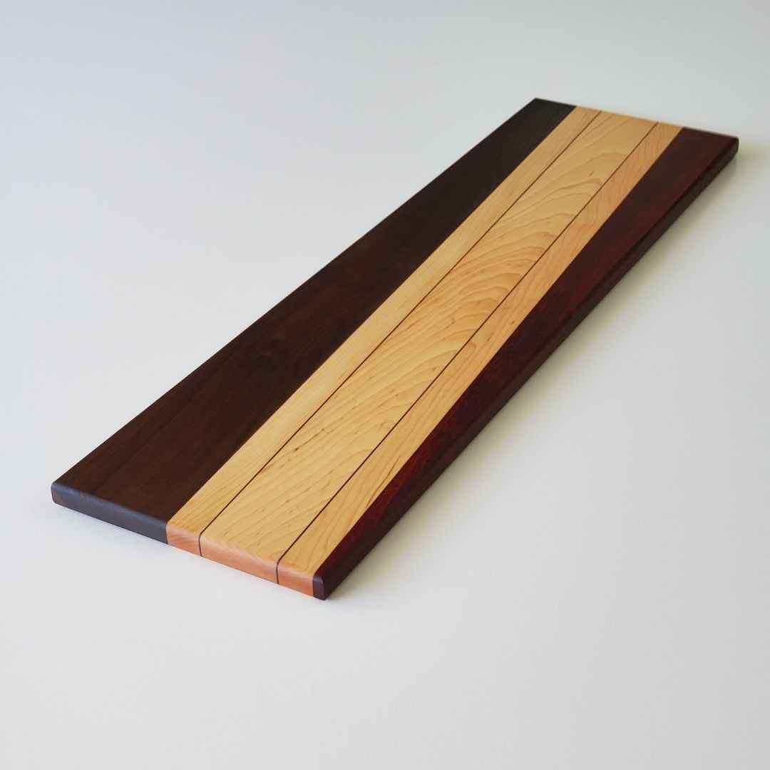 Cutting Board 121. Padauk, Maple, Walnut - Chris Skrobarczyk Carpentry