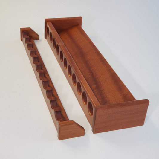 Custom Fishing Rod Rack, Solid Walnut Wood with Maple Inlay, Any Size ...