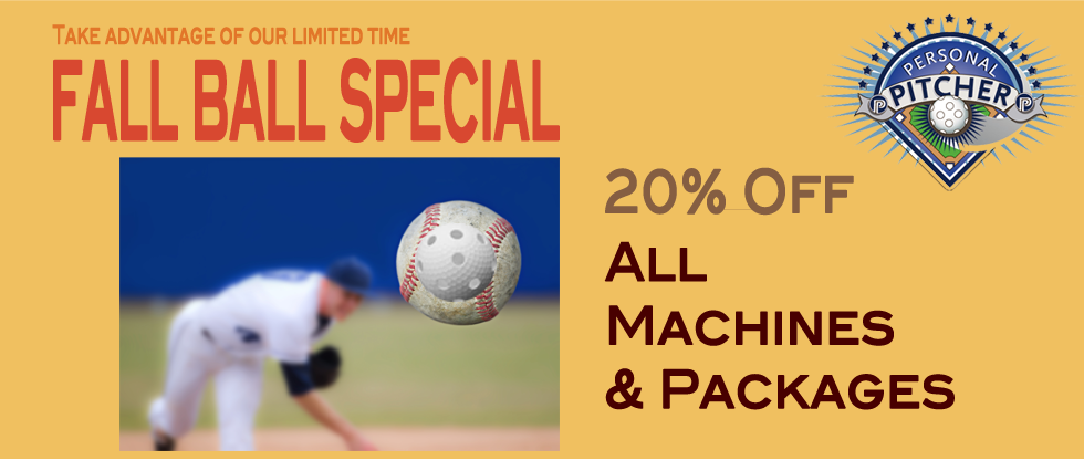 Personal Pitcher Pitching Machines for Baseball & Softball