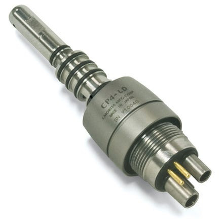 TwinPower 4-Hole Coupling CP4-O with light (6 Pin) - Dental Deals Canada
