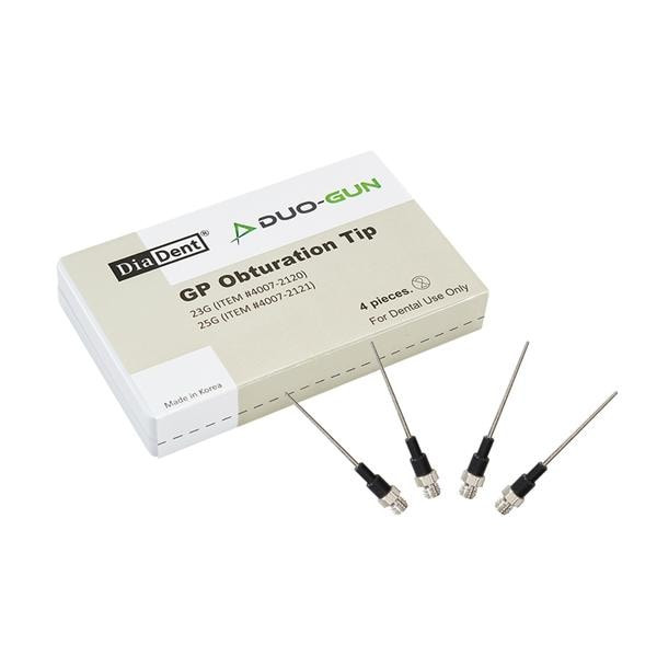 Duo-Gun GP Obturation Tips (25G, 4/Box) - Dental Deals Canada