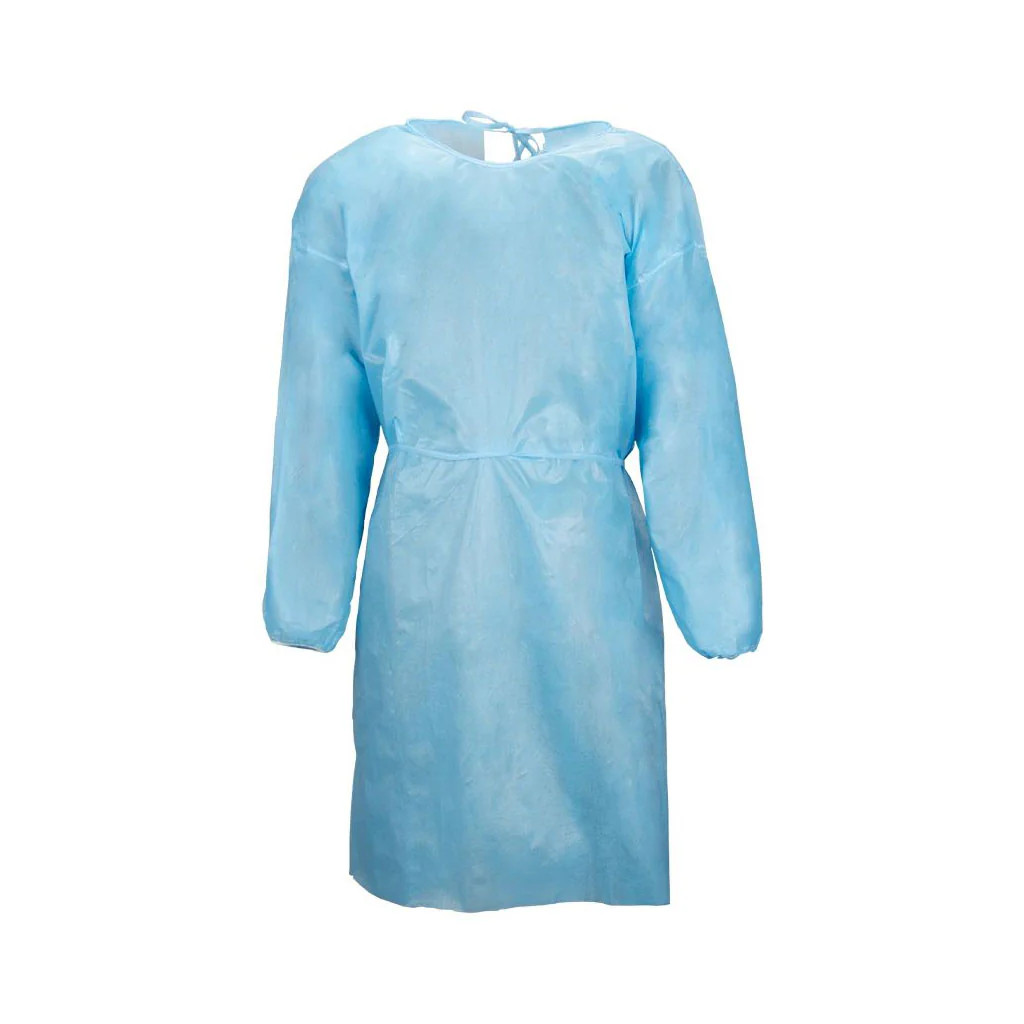 Disposable Blue Isolation Gowns, 10/Pk (House Brand - DIGOW10-BL ...