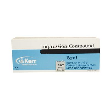 Impression Compound Sticks - 1/4 lb, 15/Pkg - Dental Deals Canada