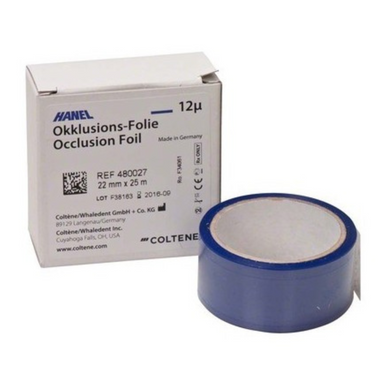 Hanel Occlusion Foil - 1-Side, Blue - Dental Deals Canada