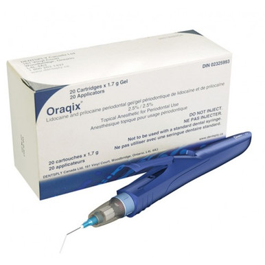 Oraqix Periodontal Gel, 2.5% Lidocaine and 2.5% Prilocaine Cartridges ...