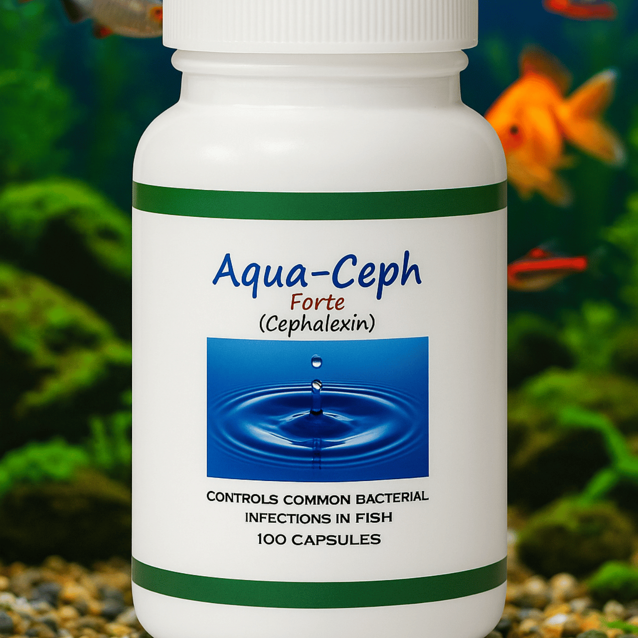 Aqua-Ceph Forte 500mg | Fish Antibiotics Cephalexin for Aquariums