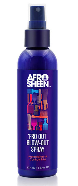 Afro Sheen 'Fro Out Blow-Out Spray 6 fl. oz. - Apex Beauty Supply