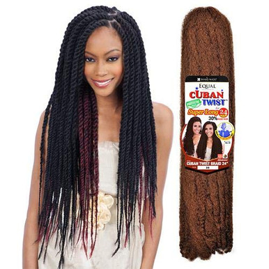 Freetress Equal Cuban Twist Braid 24" OT350 - Apex Beauty Supply