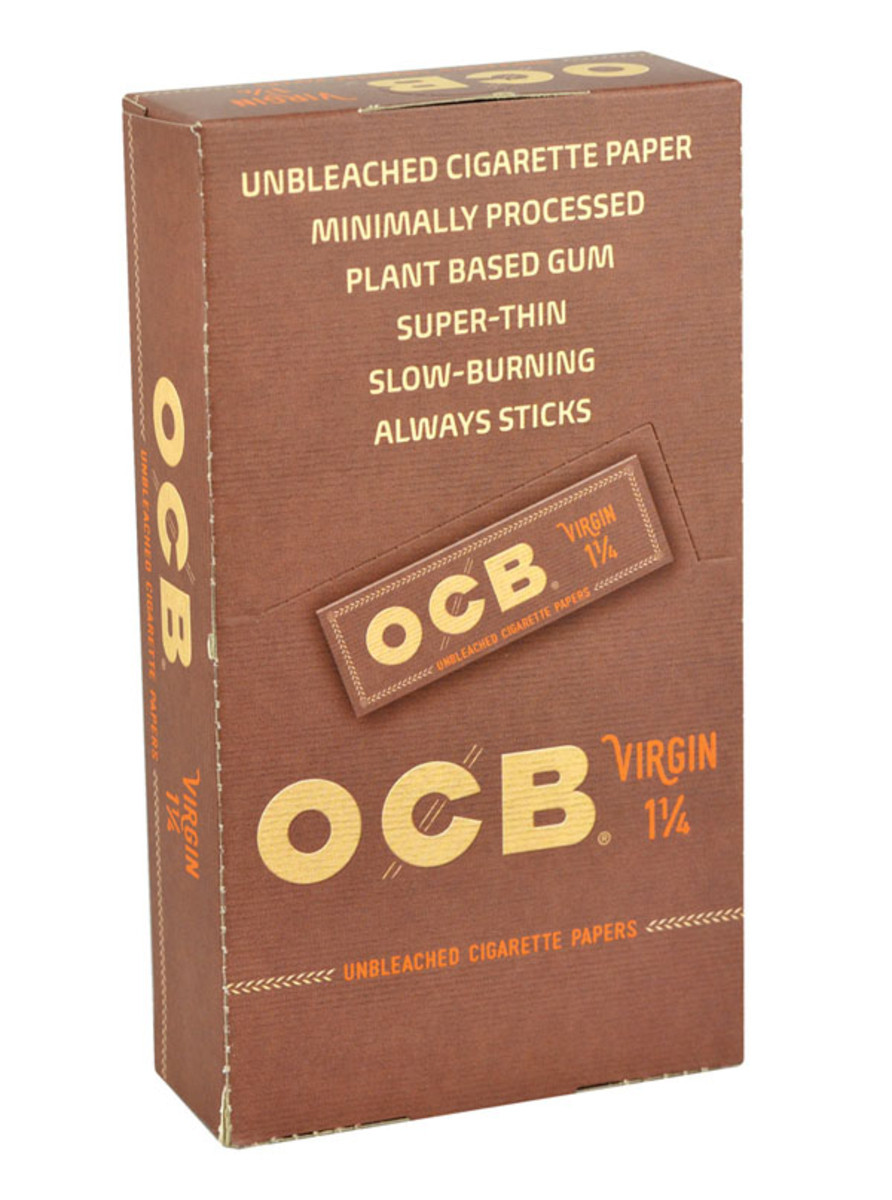 OCB Virgin Rolling Papers 1 1/4" 24 Packs- Buitrago Cigars