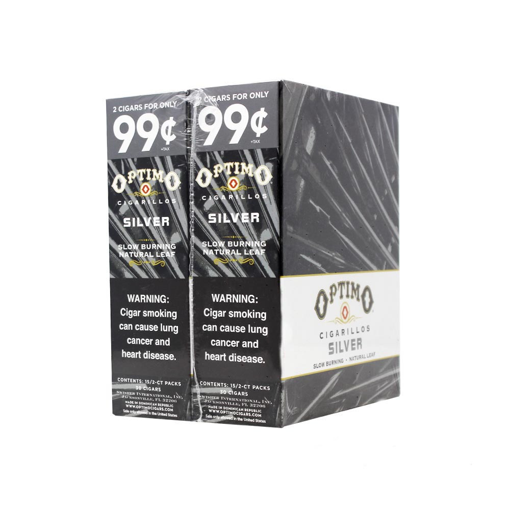 Optimo Cigarillo foil Pack Silver- Buitrago Cigars