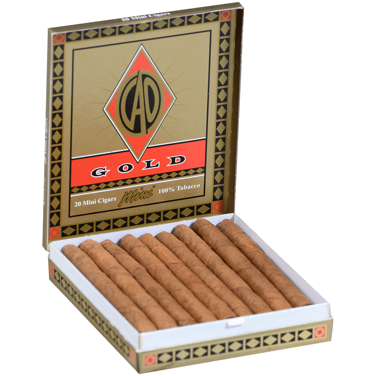 CAO Cigars Gold Label Mini 5/20 Packs - Premium Handcrafted Cigars for ...
