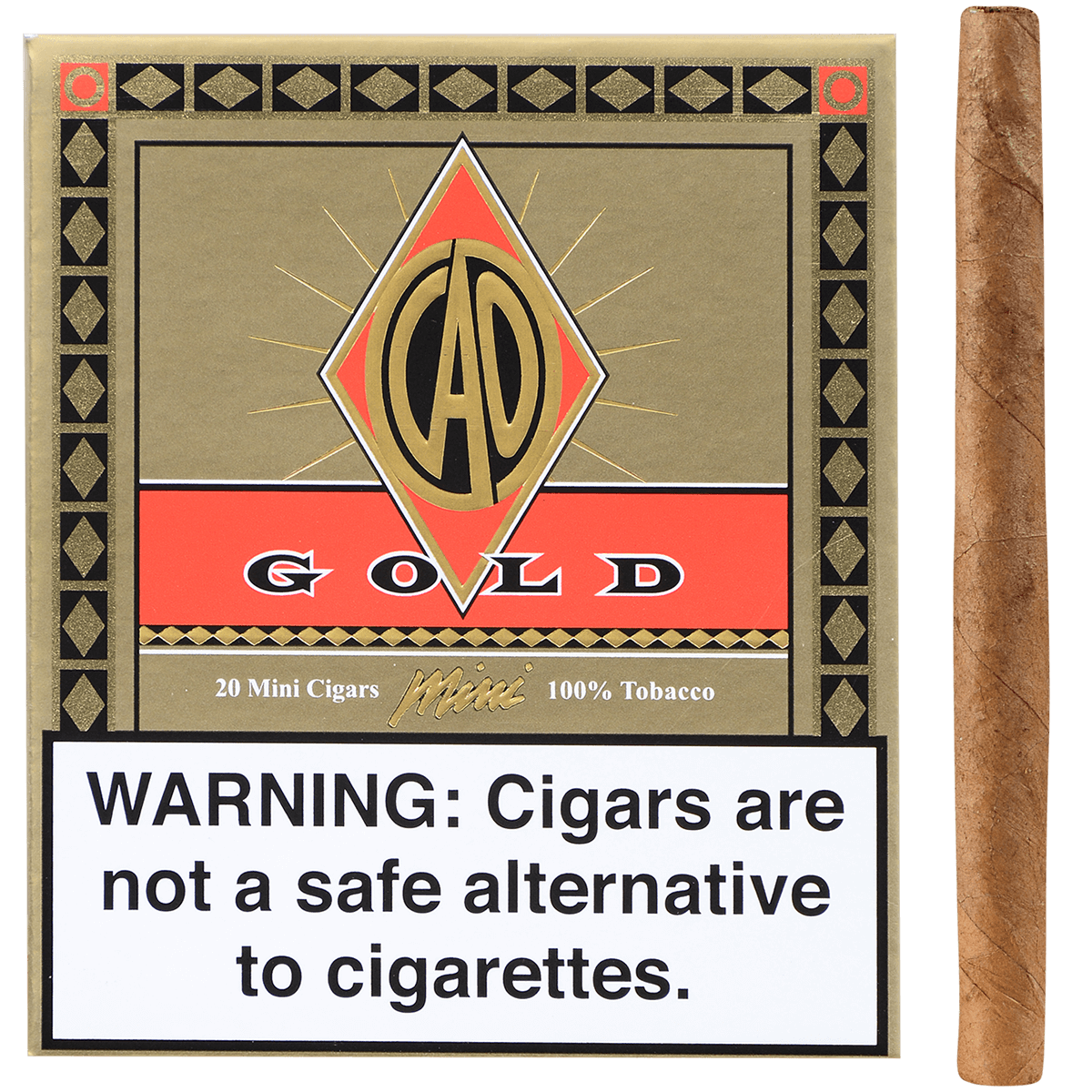CAO Cigars Gold Label Mini 5/20 Packs 5.00X20 - Buitrago Cigars