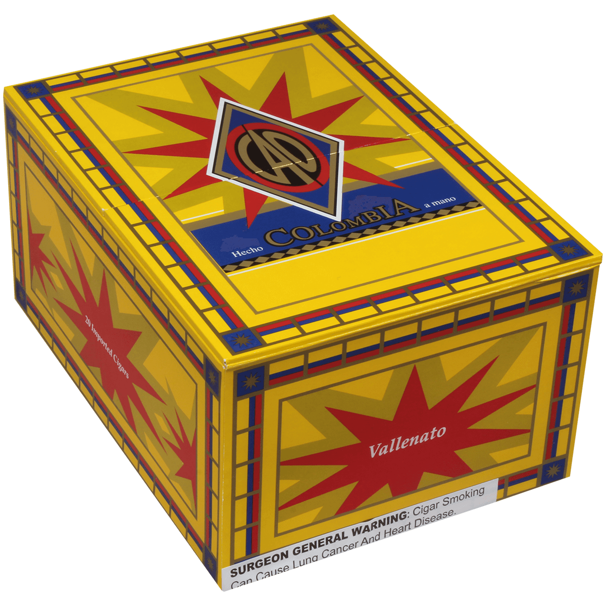 CAO Cigars Colombia Vallenato 20 Ct. Box 5.00X56 - Buitrago Cigars